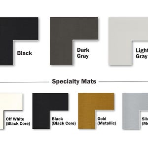 8x8 Premium Matboard | Any Size Opening for Custom Photo or Artwork ...