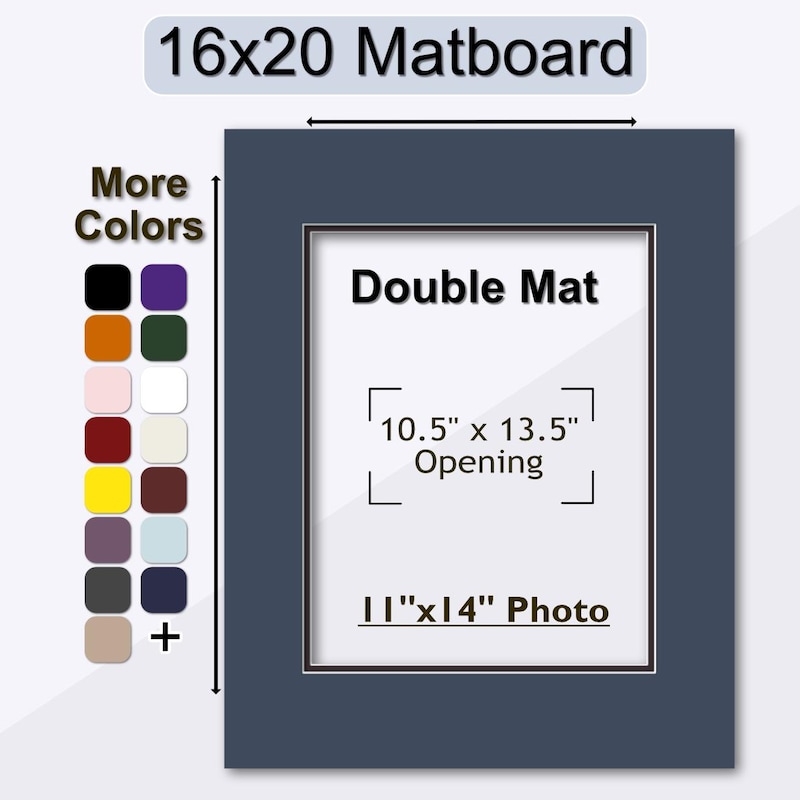 16x20 Mat With 11x14 Opening