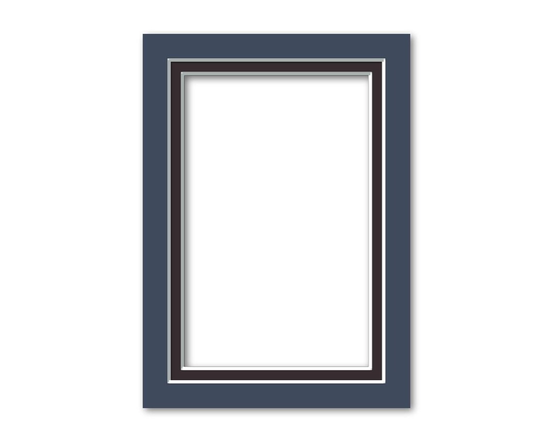 5x7 Premium Double Matboard for 4x6 Photo or Artwork | Multiple Colors ...