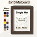 8x10 Premium Matboard for 6x8 Photo or Artwork | Multiple Colors ...