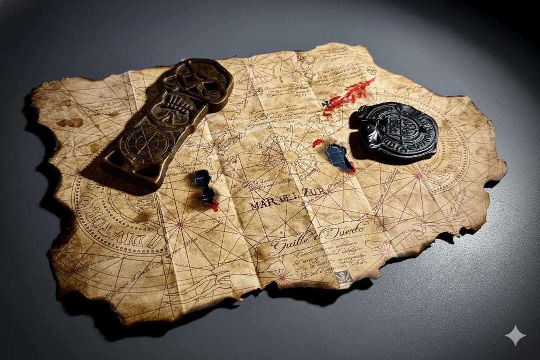 The Goonies Treasure Set – Skeleton Key, Pirate Doubloon & Treasure Map ...