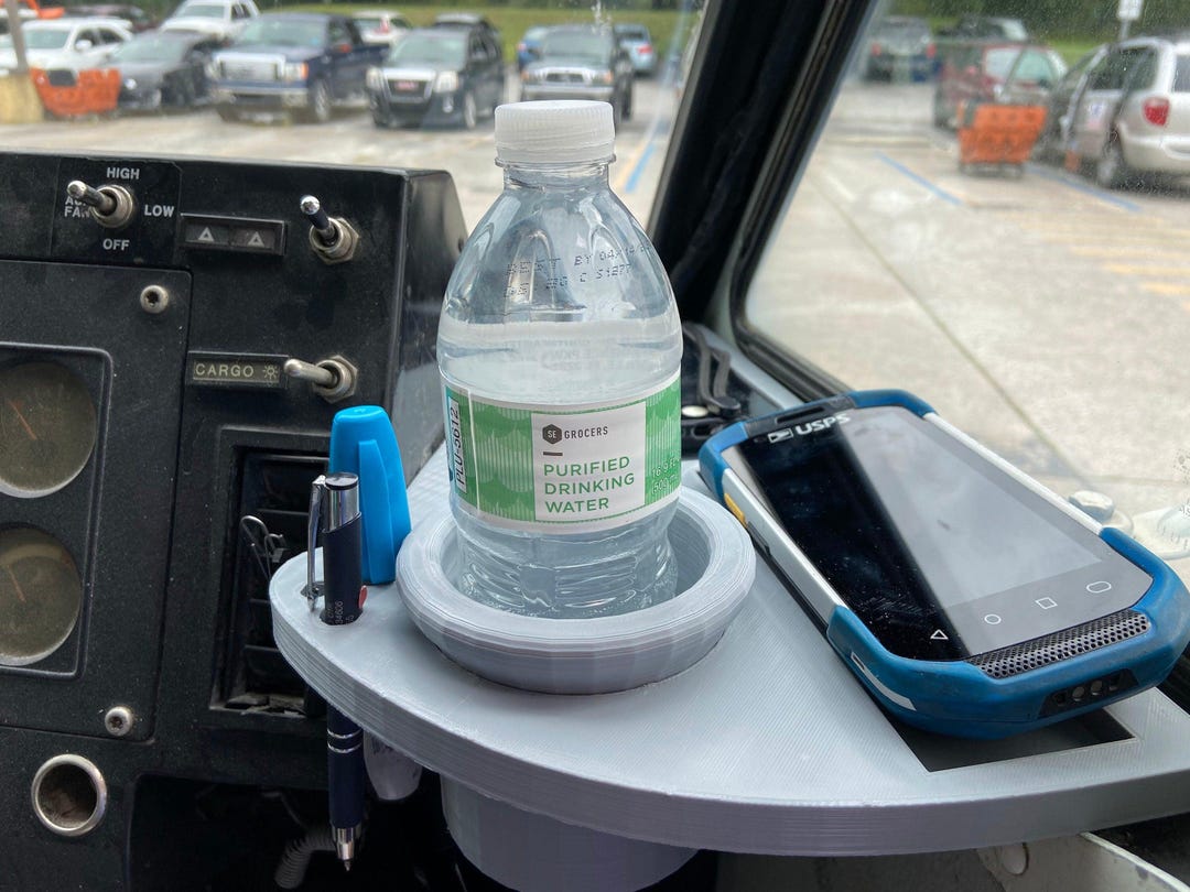 USPS Mail Carrier Utility Tray | LLV 3D Printed Cupholder and Utility ...