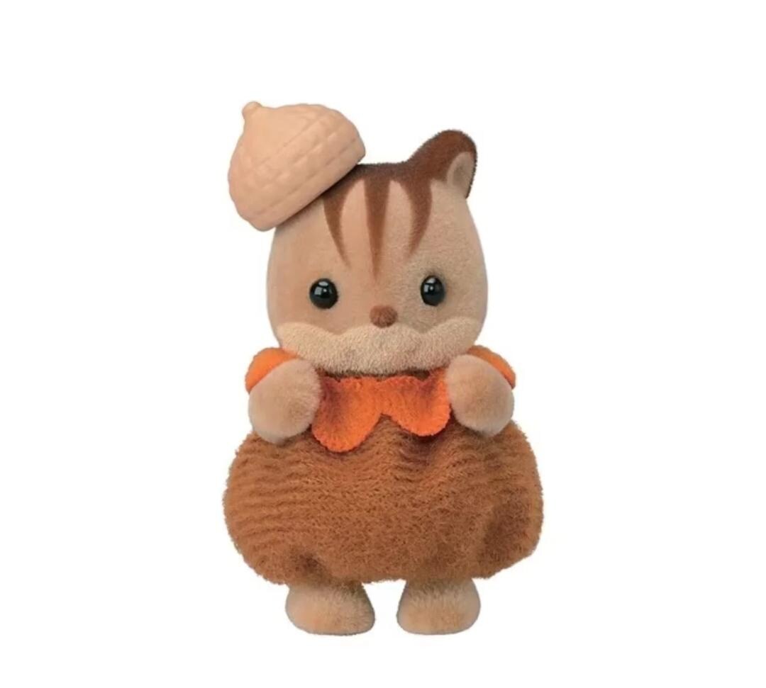 Sylvanian Families Calico Critters Baby Squirrel From Forest Costume ...
