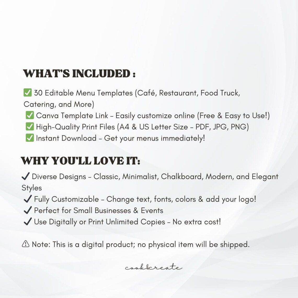 30 Editable Menu Templates | Printable Restaurant & Café Menu | Canva ...