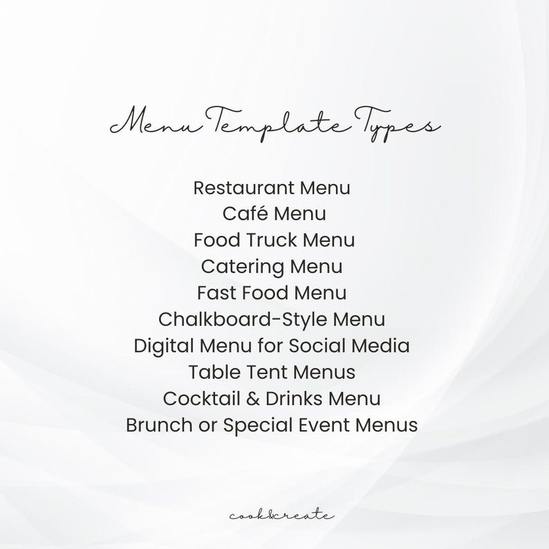 30 Editable Menu Templates | Printable Restaurant & Café Menu | Canva ...