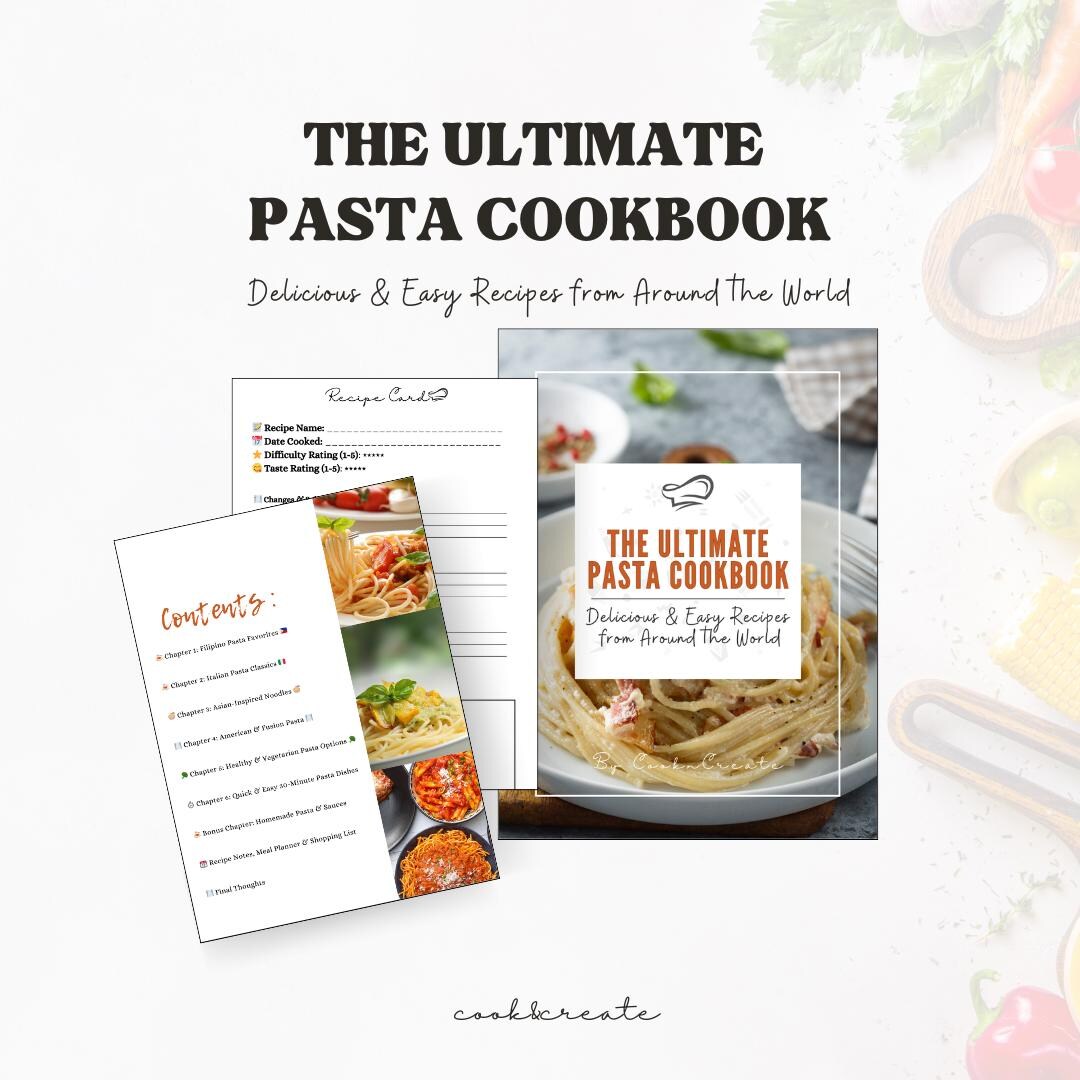 The Ultimate Pasta Cookbook | Easy & Delicious Recipes | Digital ...