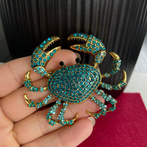 Crab Brooch - Etsy