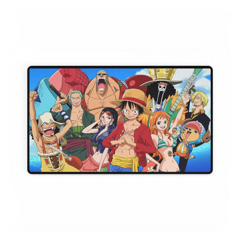 One Piece Characters Mouse Pad, Desk Mat, Desk Decor, Office Gifts - Etsy