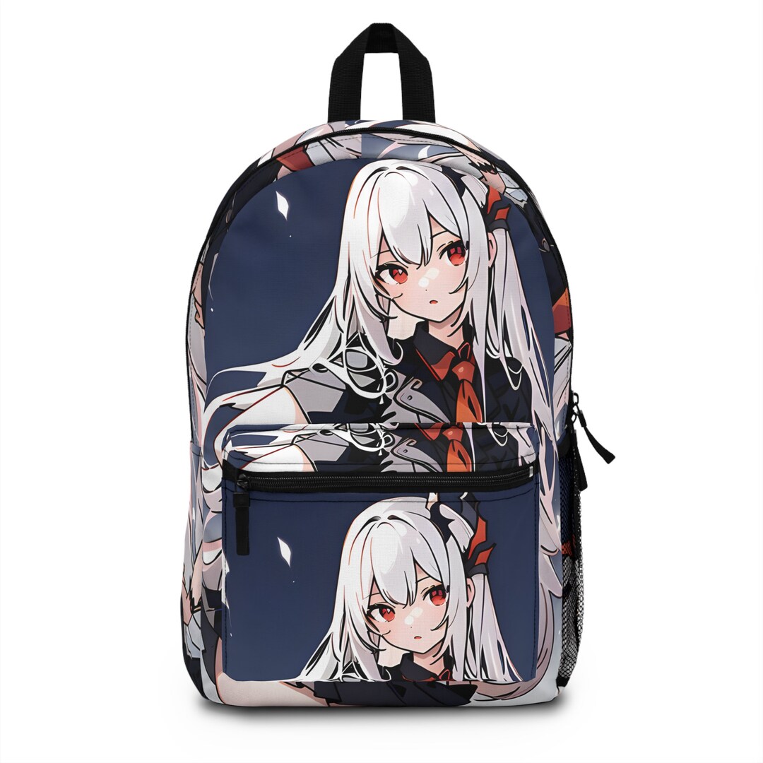 Anime Vamp Girl Backpack, Retro Vintage Japanese Backpack, Anime ...