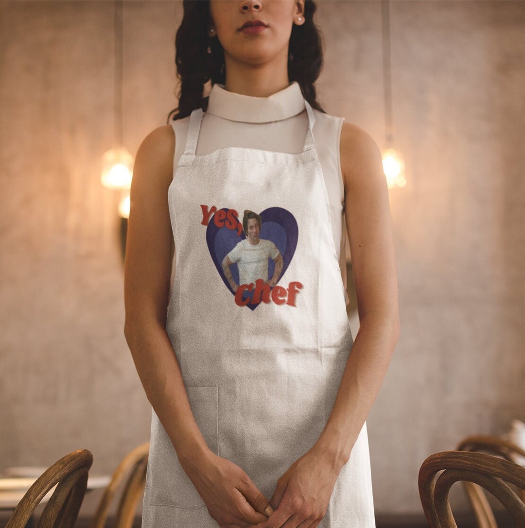 The Bear yes, Chef Apron, Jeremy Allen White, Carmen carmy Berzatto, Culinary Cooking School ...