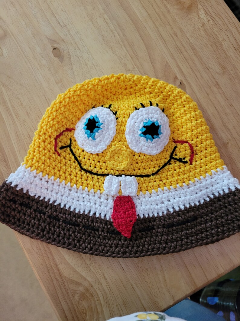 Sponge Bob Summer Hat - Etsy