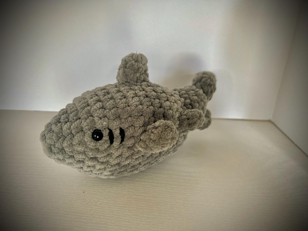 Shark Amigurumi | Shark Snuggler Lovey | Shark Plushie | Shark | Shark ...