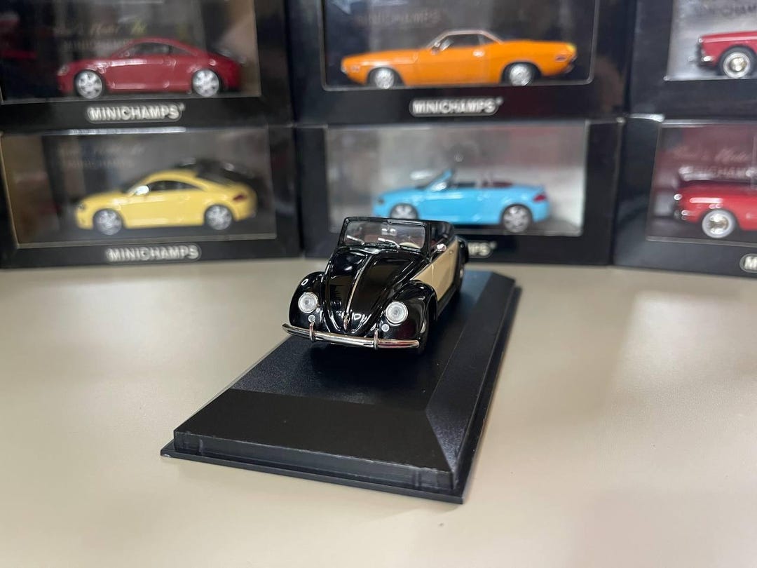 Volkswagen Hebmuller 1:43 Minichamps Black - Etsy