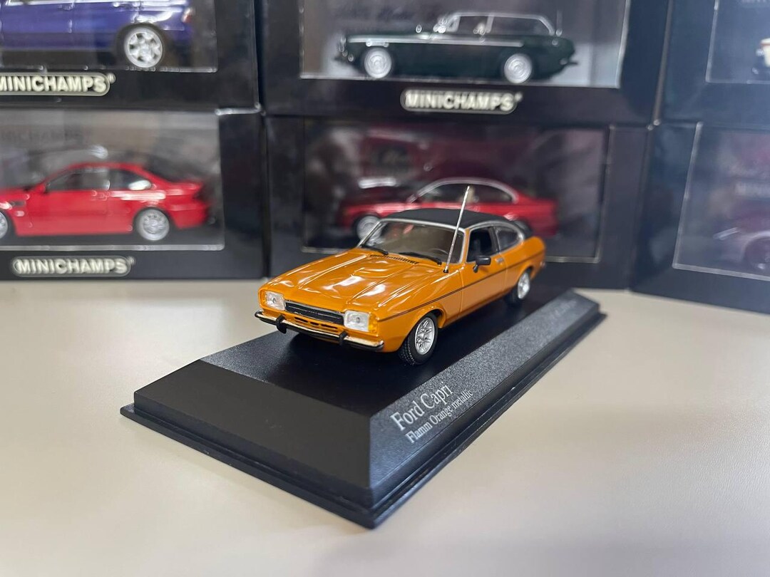 Ford Capri 1:43 Minichamps Orange - Etsy