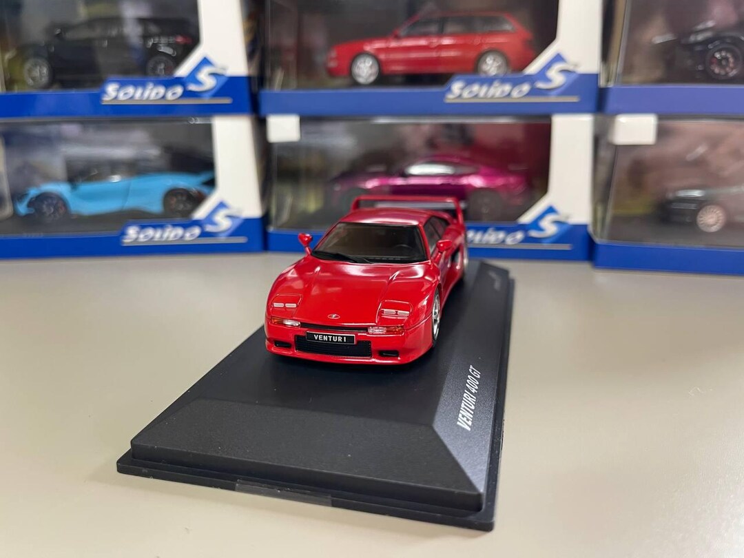 Venturi 400 Gt 1:43 Solido Red - Etsy
