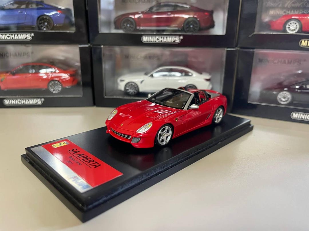 Ferrari 599 SA Aperta 1:43 Fujimi Red - Etsy