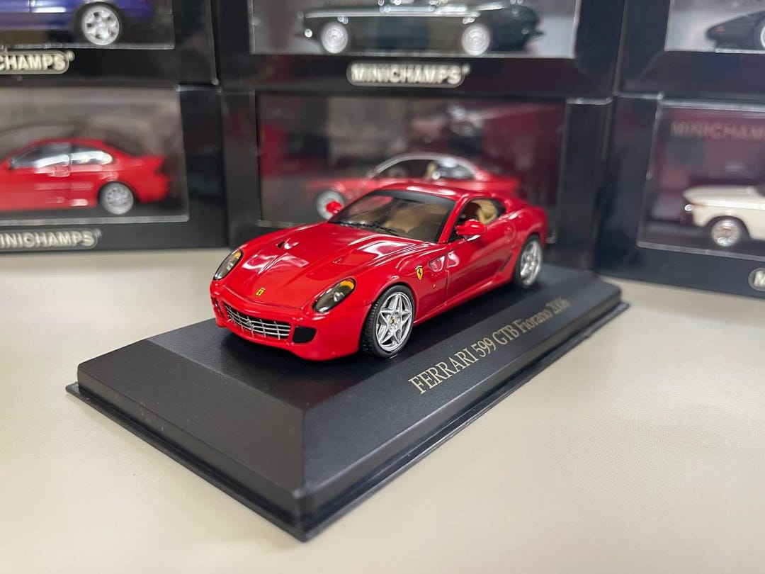Ferrari 599 GTB Fiorano 2006 1:43 Ixo Red - Etsy
