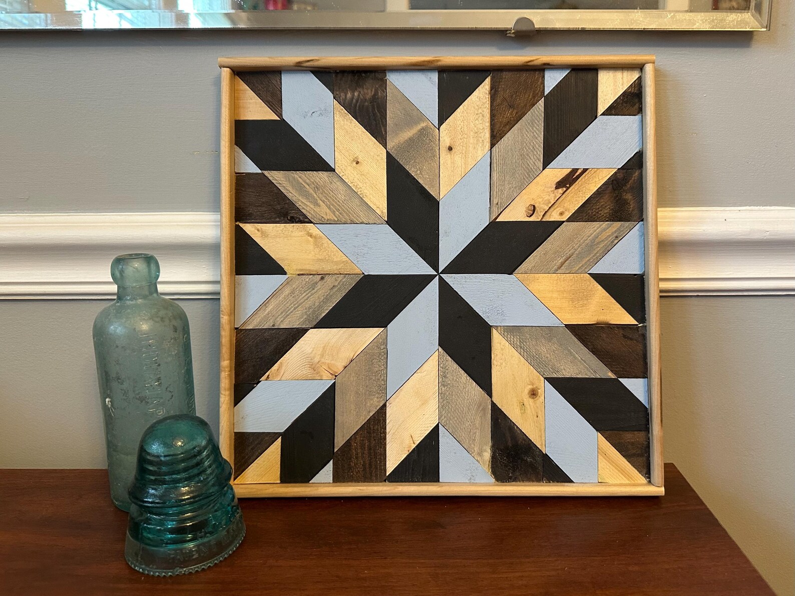 Handcrafted Rustic Wood Mosaic Barn Quilt - Etsy