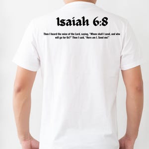 Custom Bible Verse T-shirt | Personalized Christian Cross Graphic Tee ...