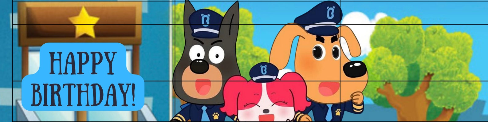 Sheriff Labrador Water Bottle Labels PDF Printable Download - Etsy