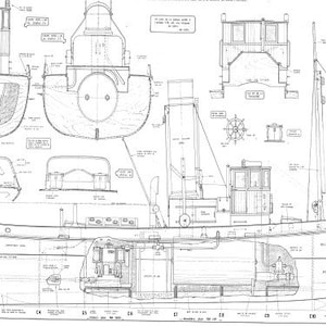Model Boat Construction Plans - Etsy
