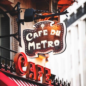 Paris in Red Tones Prints, Set of 6 Prints, Paris France Wall Art ...