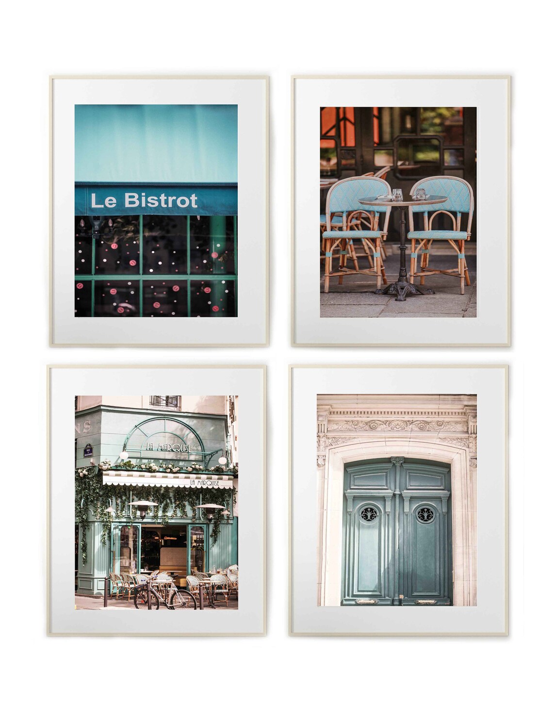 Paris Photography Print Set Paris Wall Prints Downloadable - Etsy