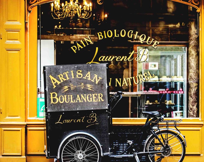 Parisian Bakery Photography Kitchen Wall Art Farmhouse Wall Decor Paris ...