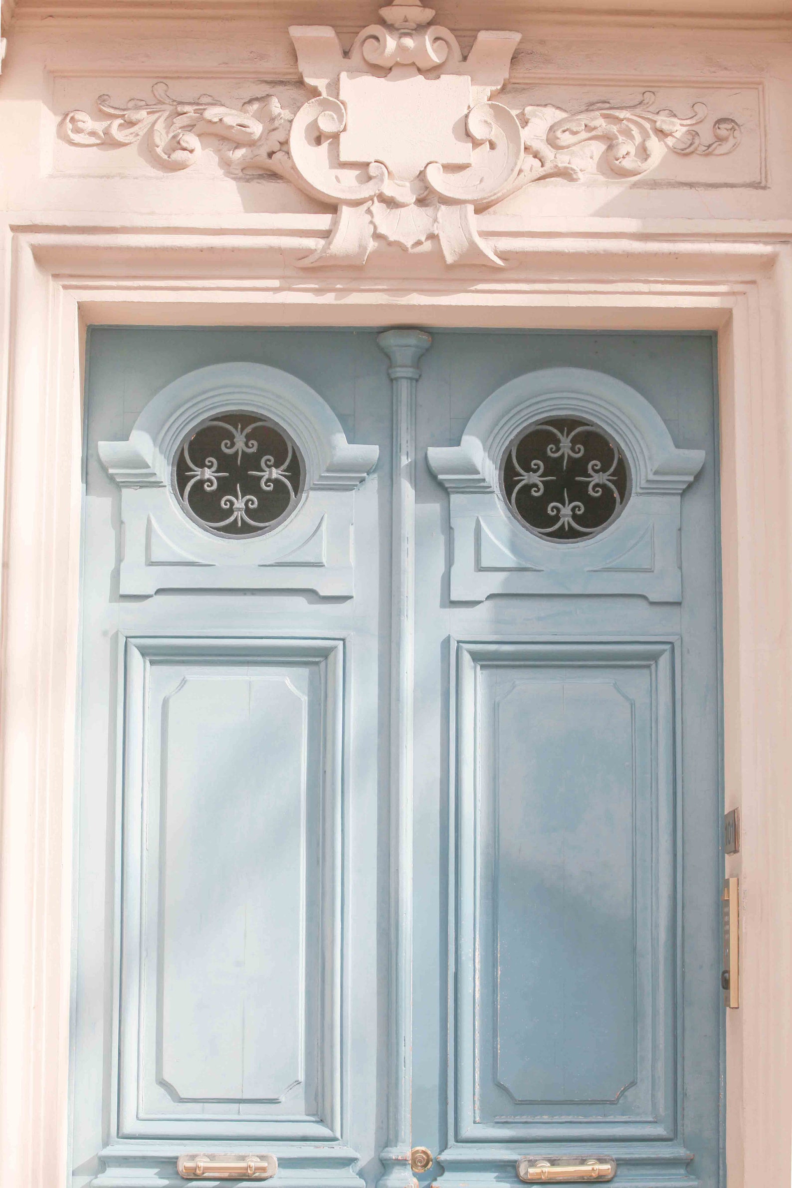 Paris Pastel Doors Prints Set of 6 Prints Paris France Wall - Etsy