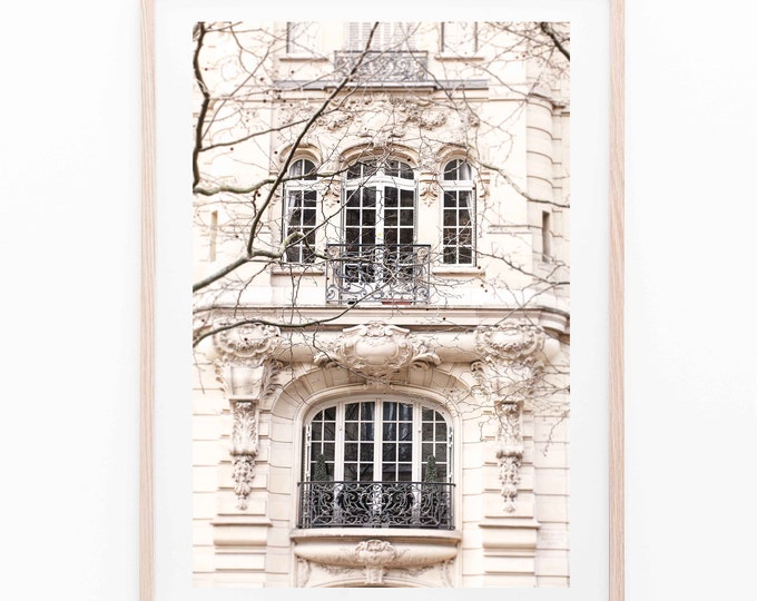 Paris Balcony Photography for Wall Decor, Paris Instant Download Print ...