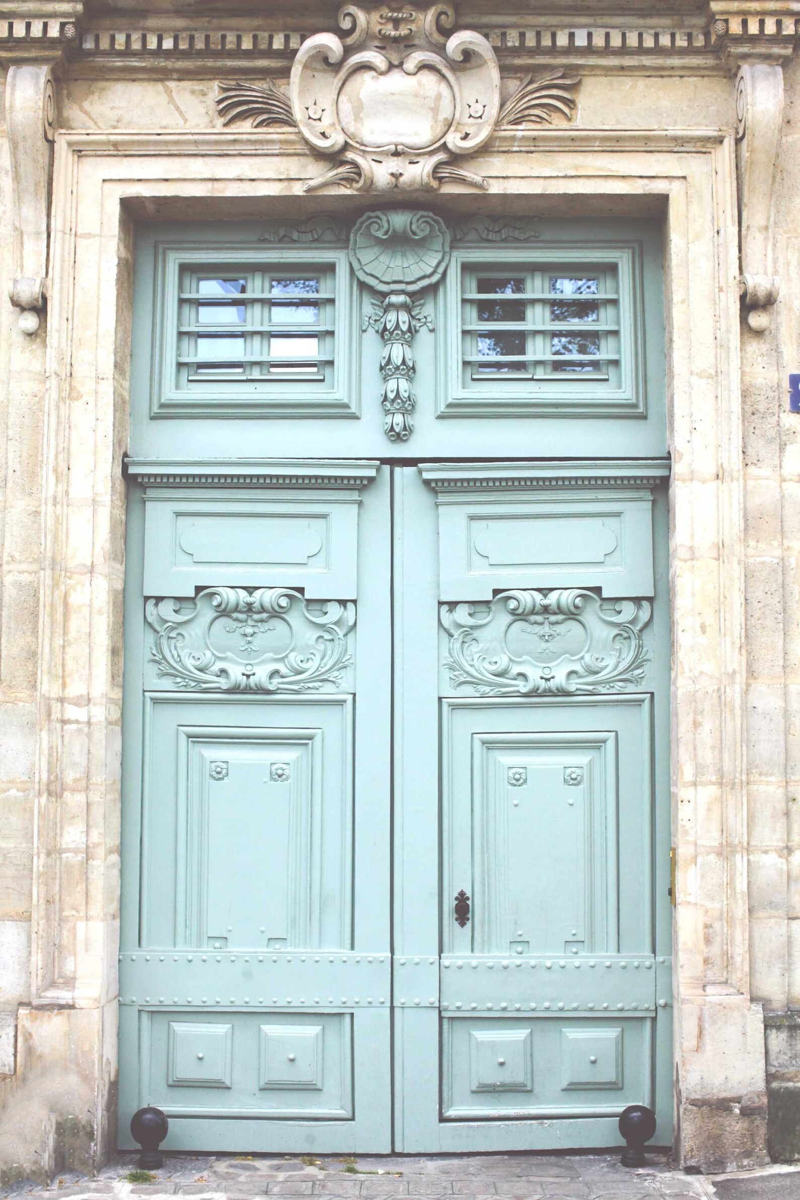 Paris Pastel Doors Prints Set of 6 Prints Paris France Wall - Etsy