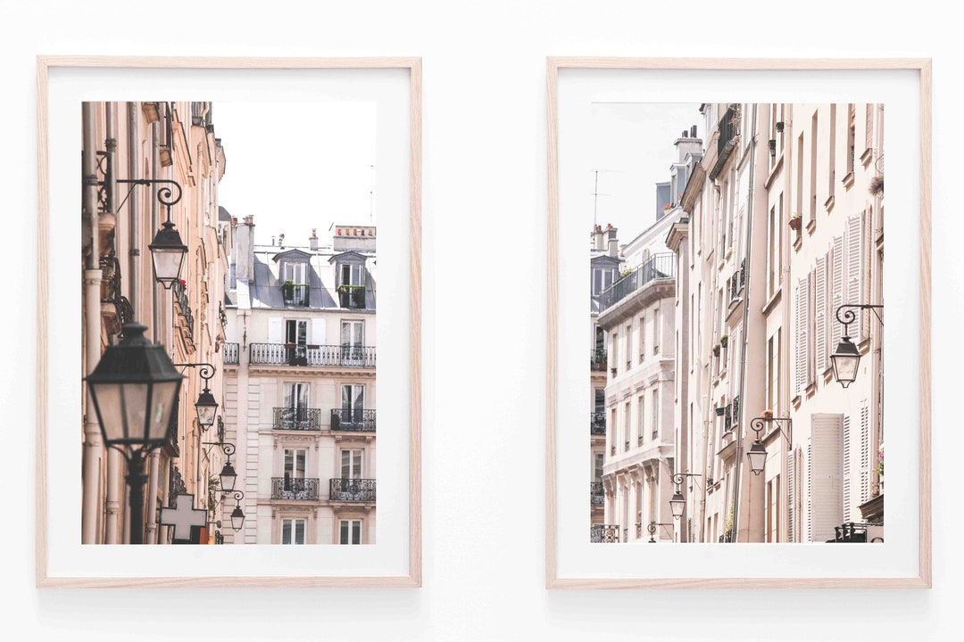 Set of Two Paris Prints for Wall Decor -paris Prints, Set of 2 Prints ...