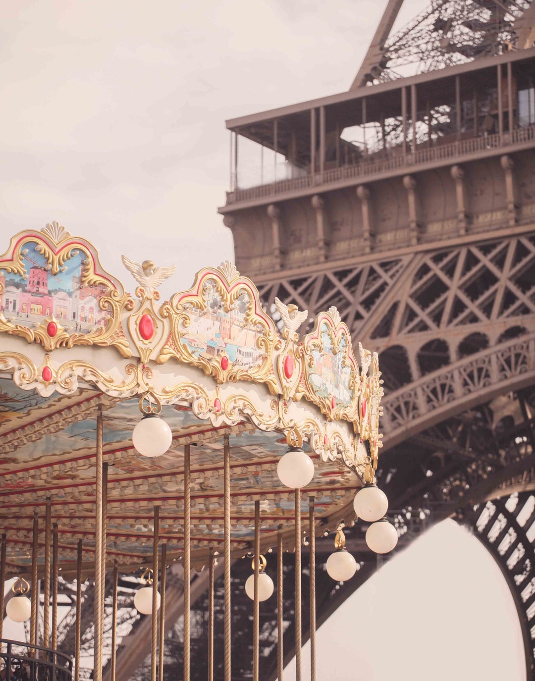 Paris Carousel Instant Download Photography for Wall Decor - Etsy