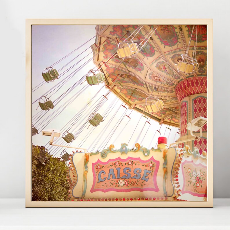 PARIS CAROUSEL Printable Photography for Wall Art - Etsy
