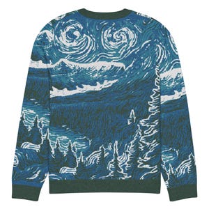 Glacier Knitted Crewneck Sweater | National Park Knitted Sweater, Cozy ...