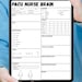PACU Nurse Brain Sheet - Shift Report Organizer (canva Template Digital ...