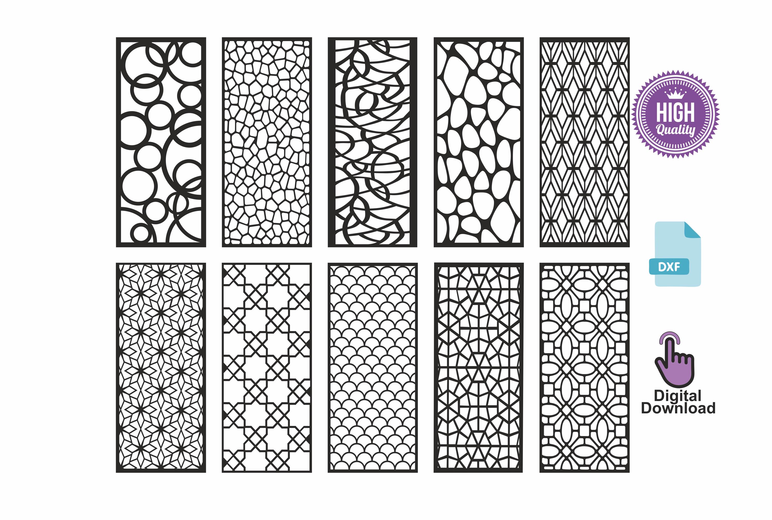 CNC Panel Collection: 50 Laser Cut Designs (digital Download) - Etsy