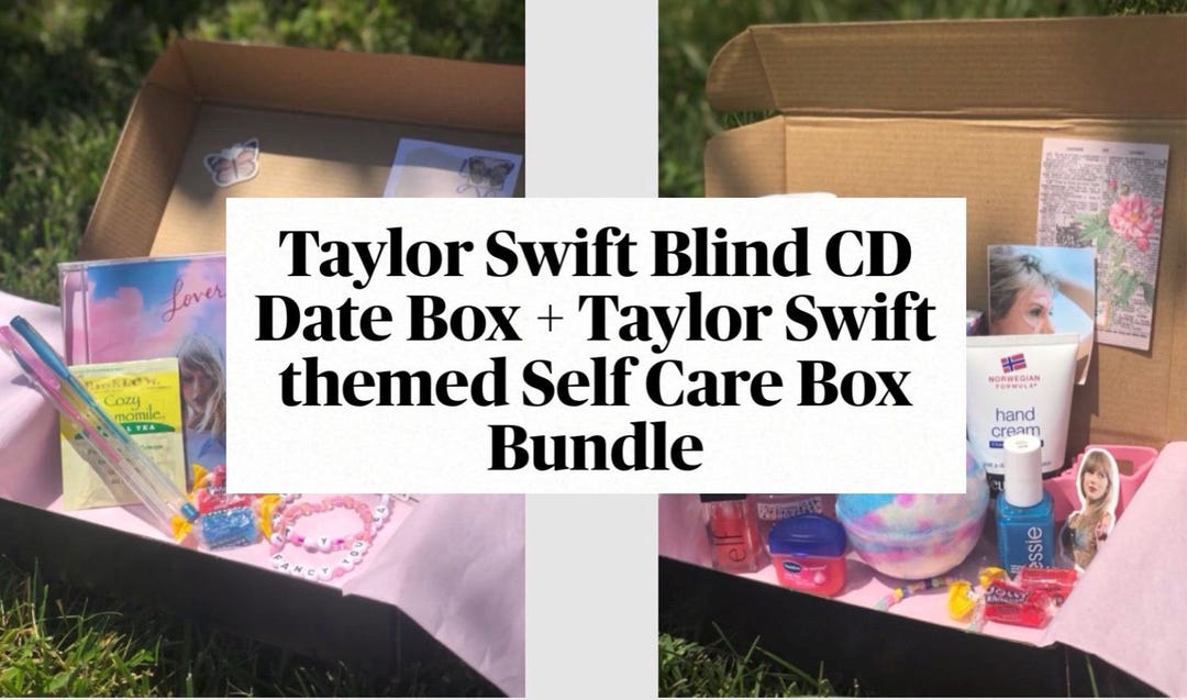 Taylor Swift Blind CD Date Box Taylor Swift Themed Self Care Box Bundle ...