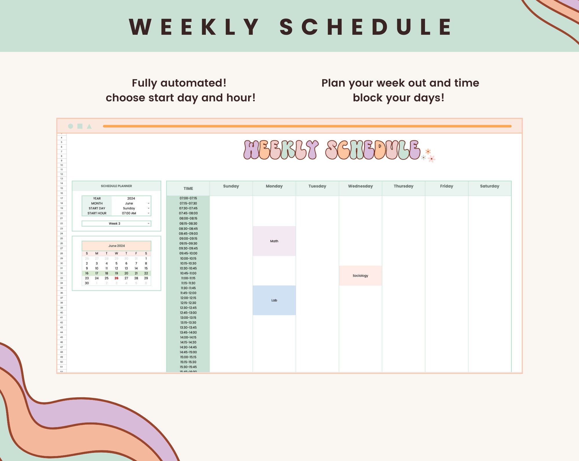 Student Planner With Assignment Tracker Academic Planner Google Sheets ...
