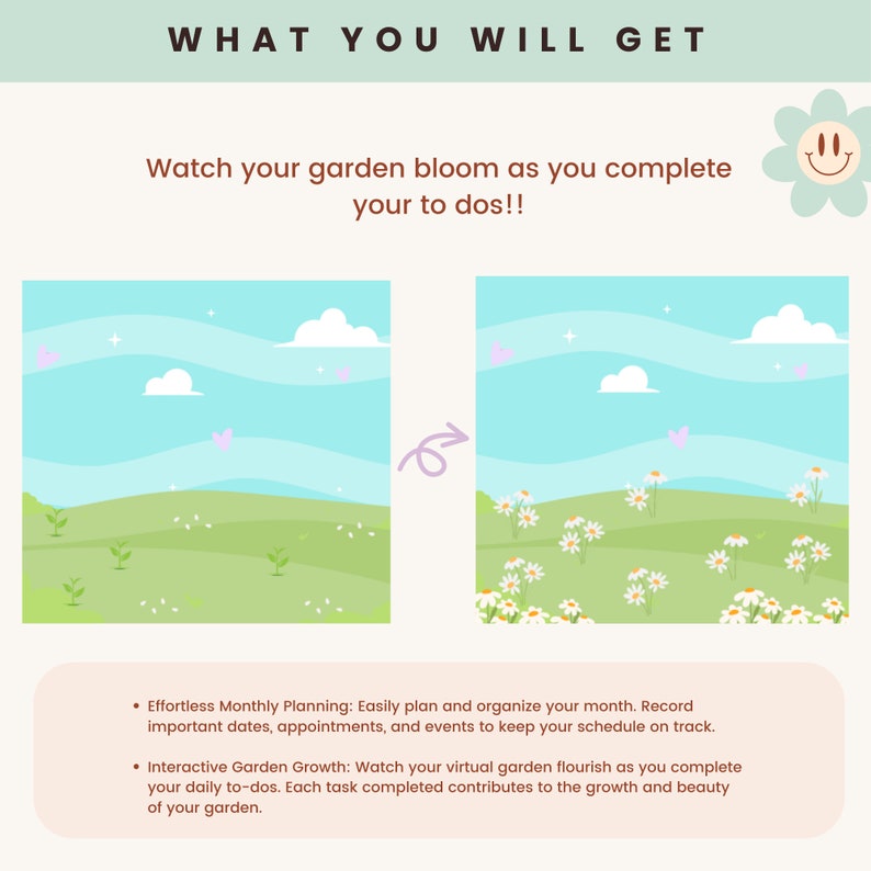 Editable Monthly Calendar Google Sheets to Do List Task Tracker Digital ...