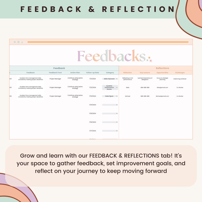 Brag Sheet Spreadsheet Accomplishment Tracker Google Sheets Career ...