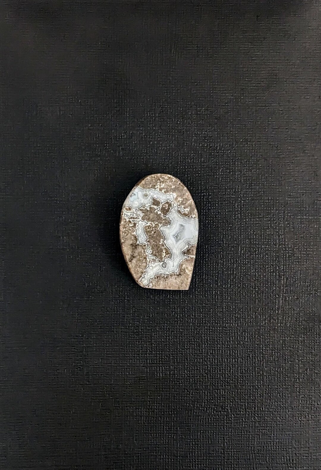 Missouri Lace Agate Tabletop Decor/oval Agate Carving/tiny Agate Decor ...