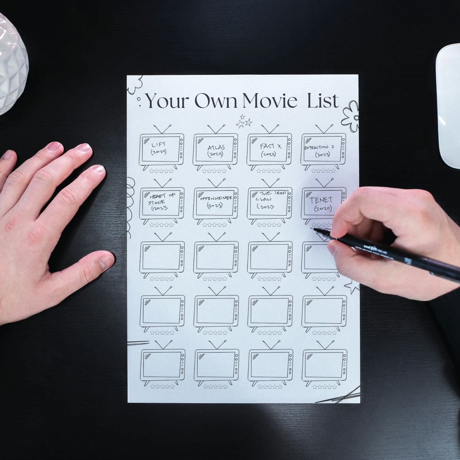 Ultimate Movie Journal Checklist - Etsy
