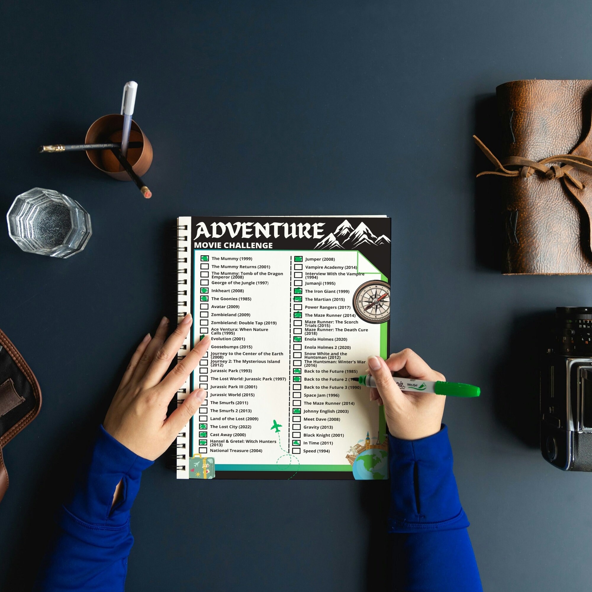 Ultimate Movie Journal Checklist - Etsy