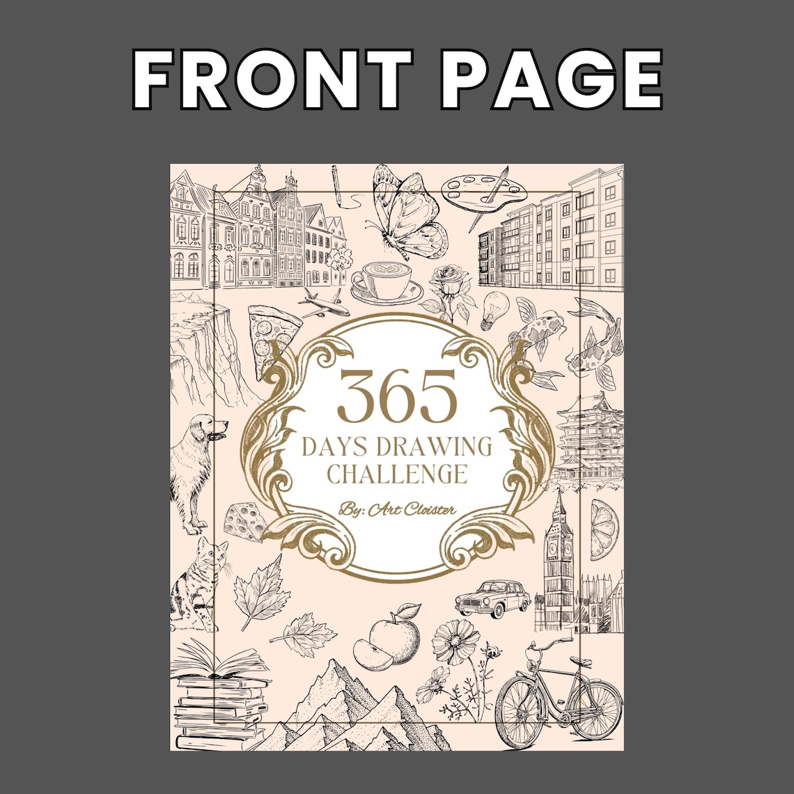 365 Days Drawing Challenge, Perfect for Birthday Gift, Anniversary Gift ...