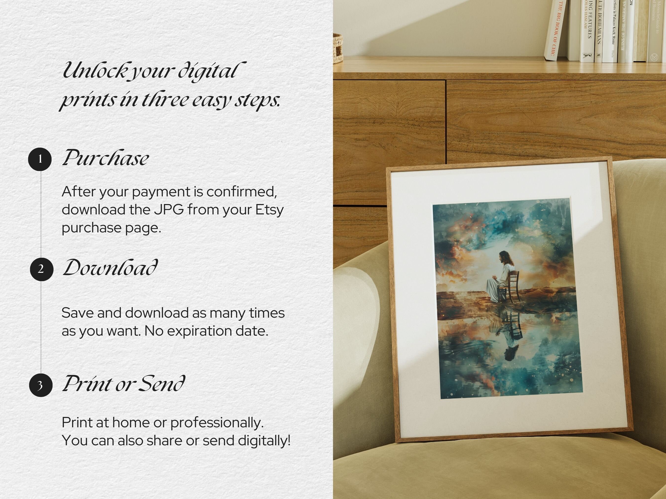 Jesus Painting Modern Christian Art Jesus Art Painting Scripture Wall ...