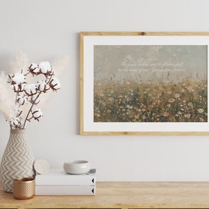 Isaiah Meadow Christian Wall Art Bible Verse Decor Modern Christian ...