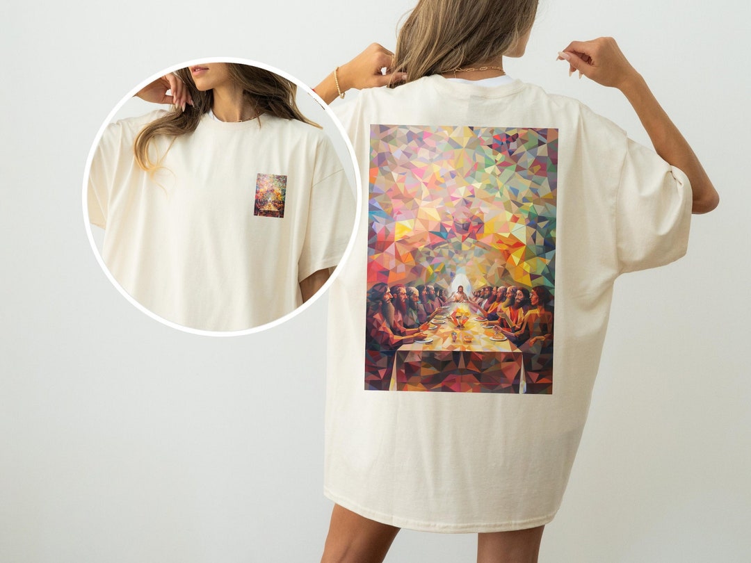 The Last Supper Catholic Shirt Christian Apparel Jesus Shirt for Unisex ...