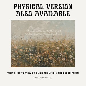 Isaiah Meadow Christian Wall Art Bible Verse Decor Modern Christian ...