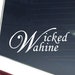 Wicked Wahine Decal. Car, Laptop, Bumper Decal. Original Unique Design ...